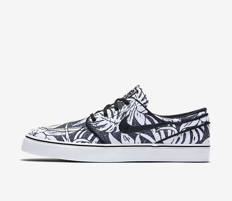 Nike SB Janoski Low Canvas „Black & White Floral”