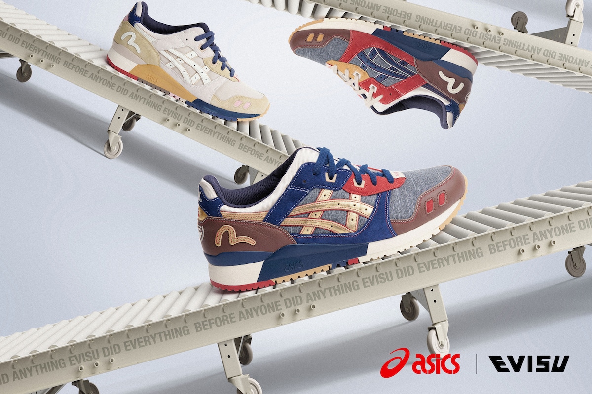 EVISU wydało aż trzy wersje kultowych Asics GEL-Lyte III